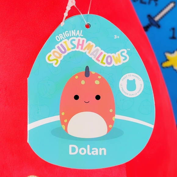 Squishmallows | Toys | Squishmallow Dolan The Dinosaur 1 Ultrasoft ...